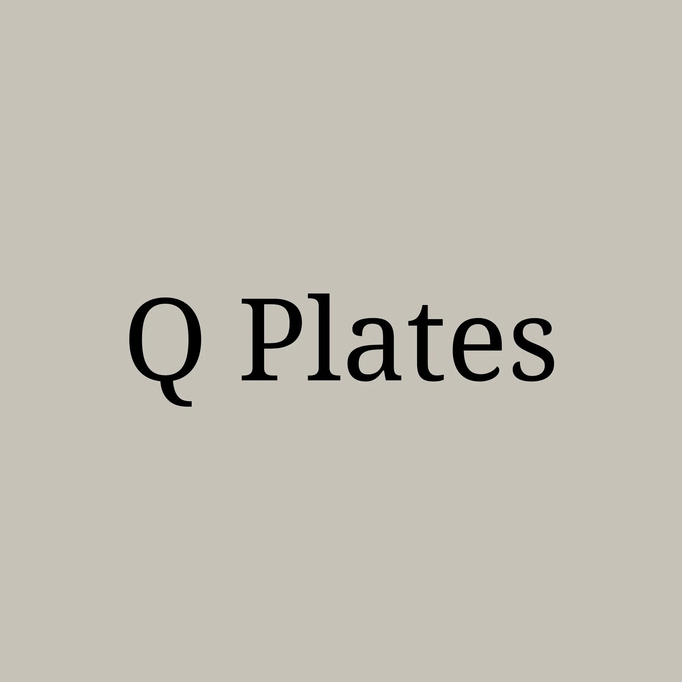 Q Plates – The Plate Bracket Co.