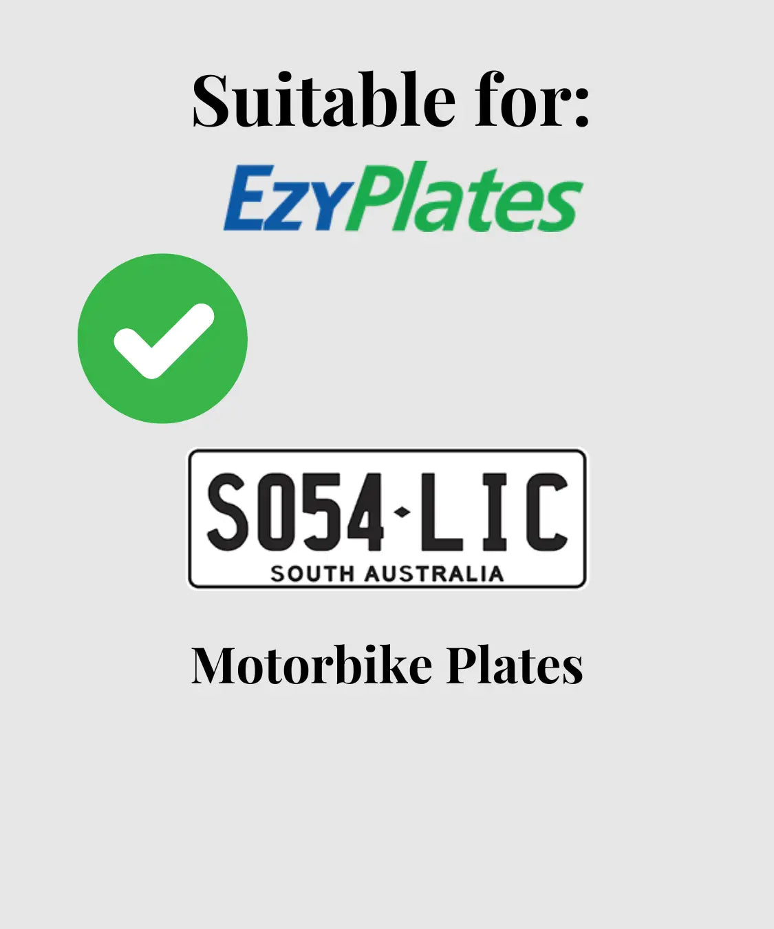 SA Motorbike Number Plate Bracket/Holder – The Plate Bracket Co.