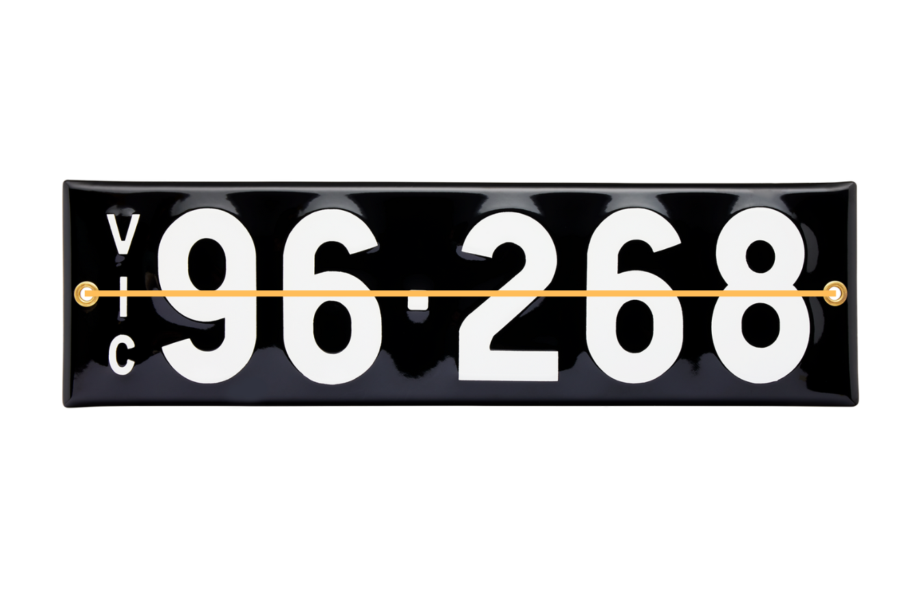 VIC Heritage - 5 Digit Number Plate Bracket / Holder – The Plate ...