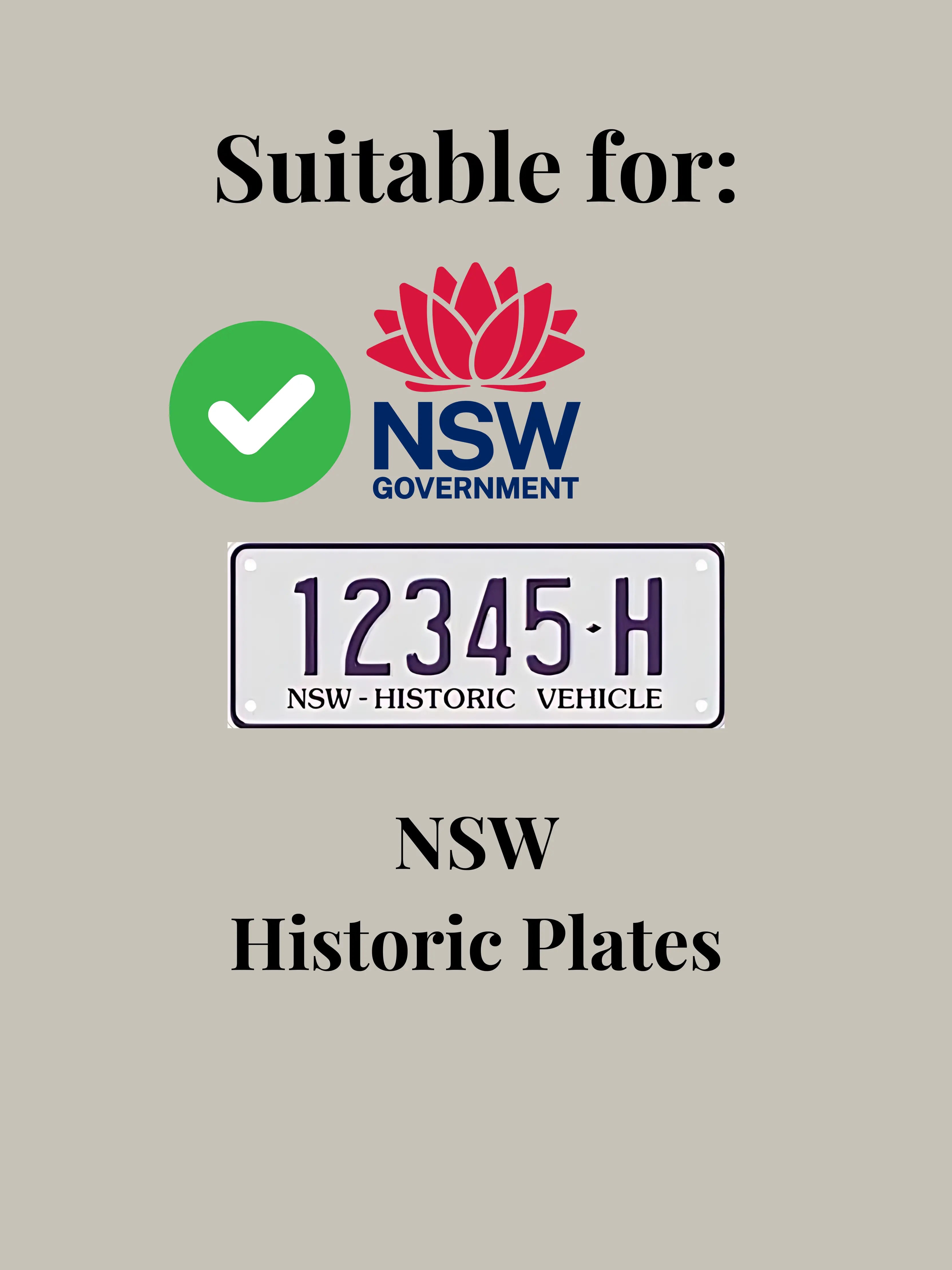 NSW Historic Number Plate Bracket / Holder – The Plate Bracket Co.