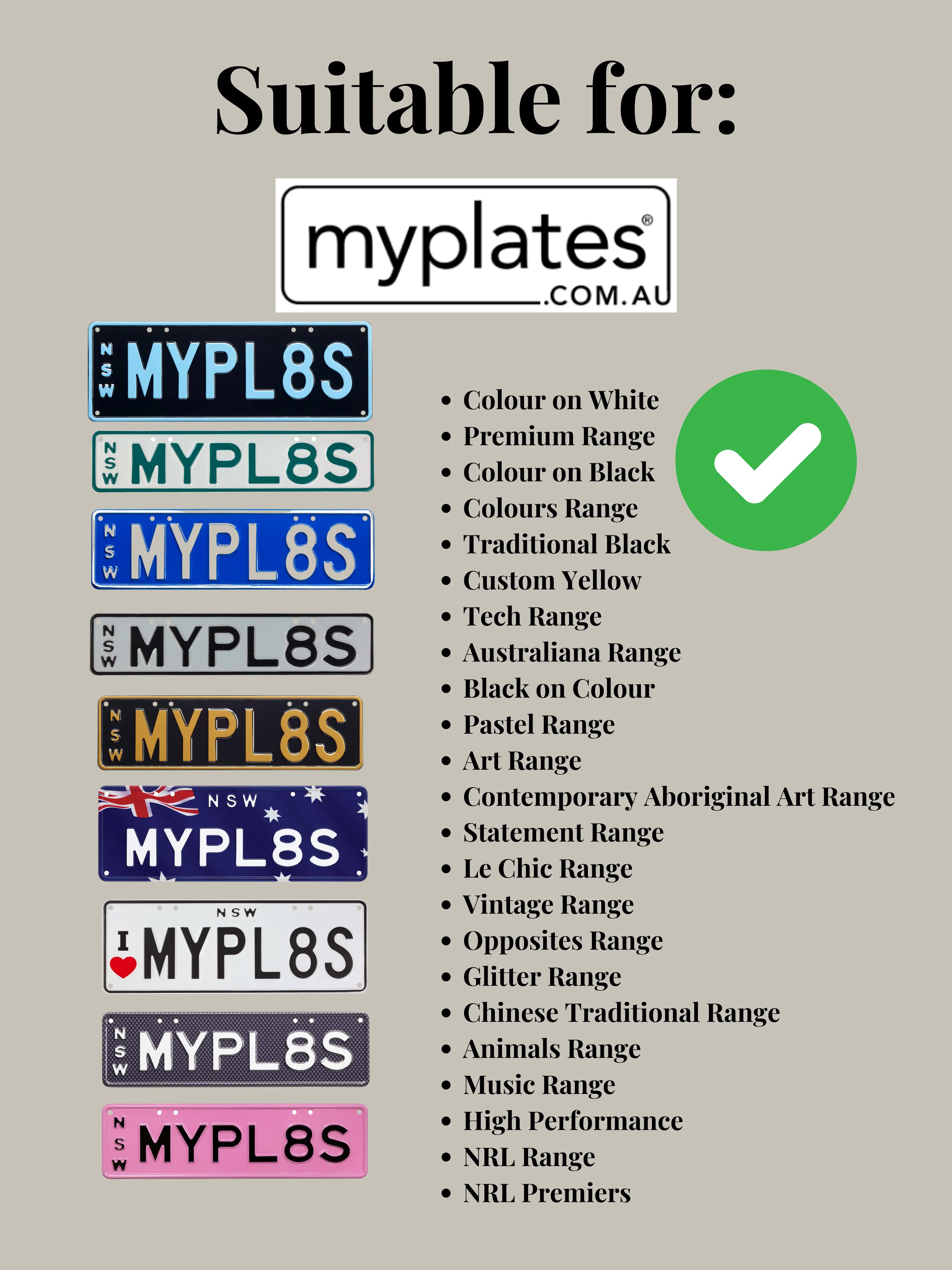 NSW Regular or Slim Number Plate Bracket / Holder – The Plate Bracket Co.